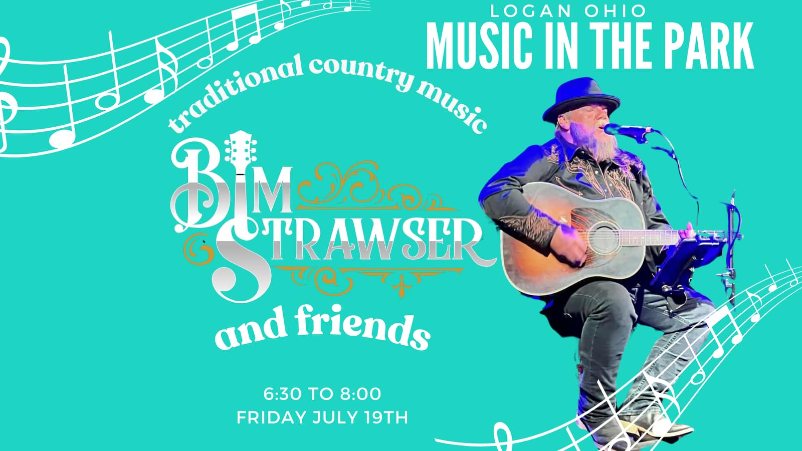 7/19/24 Logan, Ohio – Music in the Park w/ Bim Strawser – David Spires